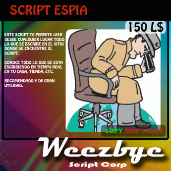 Second Life Marketplace - spy script